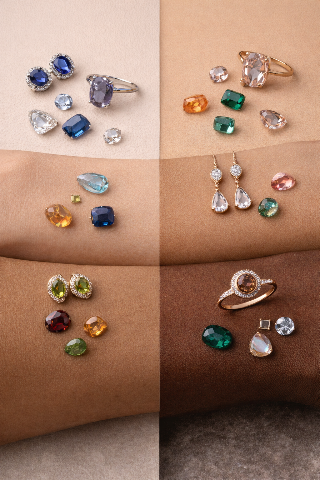 Color Theory in Jewelry: How to Choose Gemstones for Your Skin Tone
